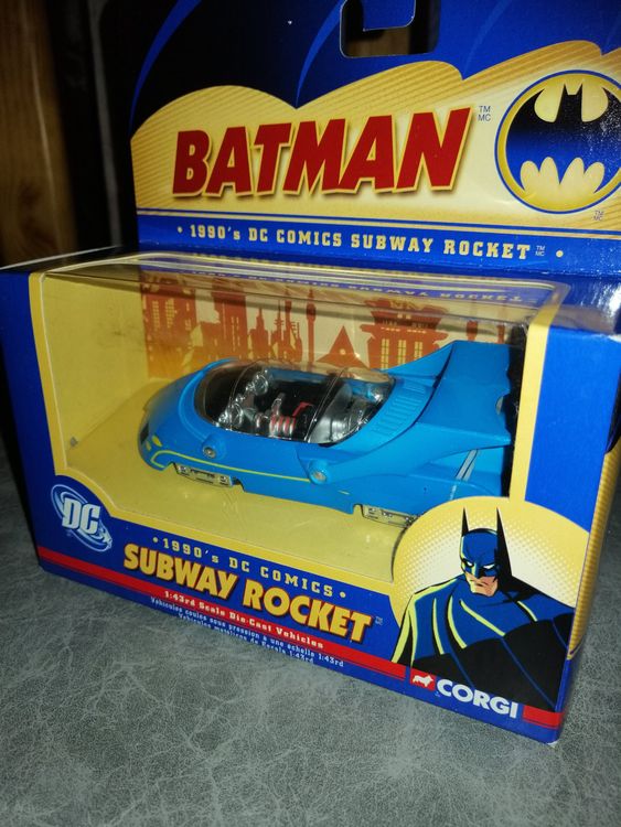 CORGI 1:43 - BATMAN SUBWAY ROCKET - NEU OVP (Neu und originalverpackt ...