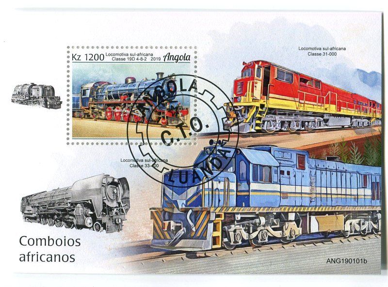 Block "Lokomotiven". Angola (Neu und originalverpackt) in Basel für CHF ...