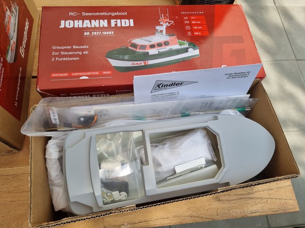 RC Modellschiff Bernahrd Gruben mit Fidi Graupner Bausatz (Neu und ...