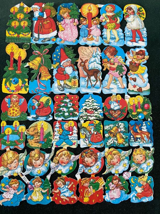 Glanzbilder Weihnachten Advent Poesiebilder Decoupage | Kaufen auf Ricardo