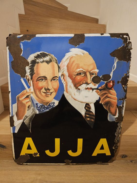 original AJJA Emailschild mit super Grafik!!! (Gebraucht) in Ossingen ...