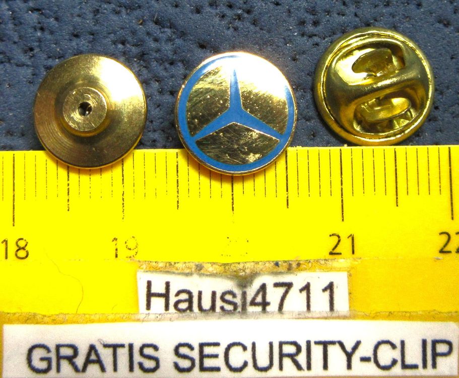 MERCEDES BENZ AUTO LOGO GOLDIG SCHMUCK-PIN KLEIN FEIN 12MM | Kaufen auf ...