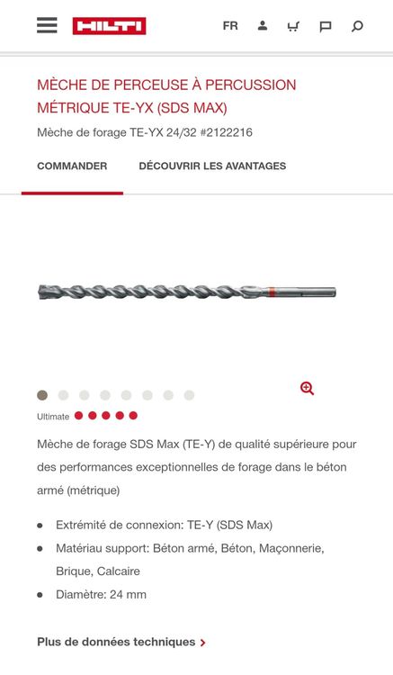 HILTI TE-YX 24/32 SDS MAX | Kaufen auf Ricardo