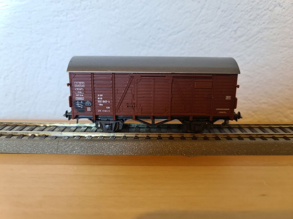 Güterwagen Gklm 21 80 113 1 842-3 der DB, Roco 46016, H0-GS (Gebraucht ...