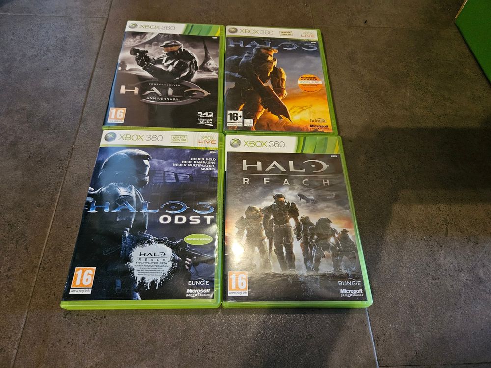 Halo Reach, Halo 3 ODST, Halo 3, Hallo Anniversary Xbox 360 (Gebraucht) in Recherswil für CHF 35 ...