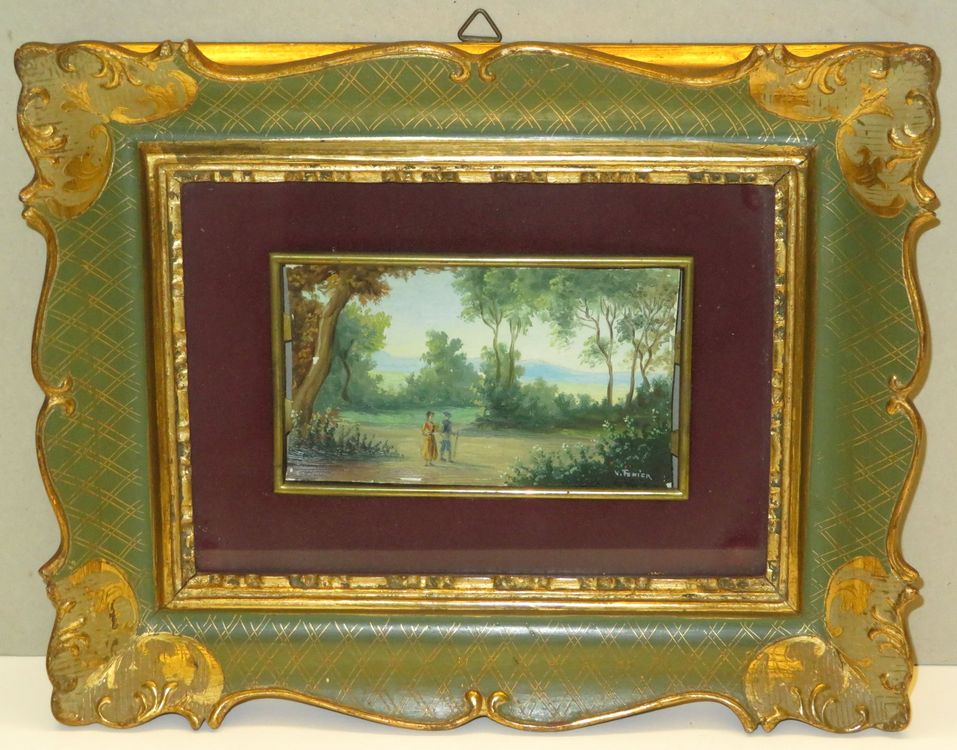 Ölgemälde, Original-Vedute von V. Fenier (II) (Gebraucht) in Oberriet ...