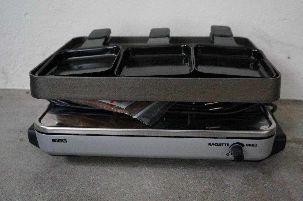 SIGG Raclette Grill Hot Stone Tischgrill inkl Steinplatte | Kaufen auf ...