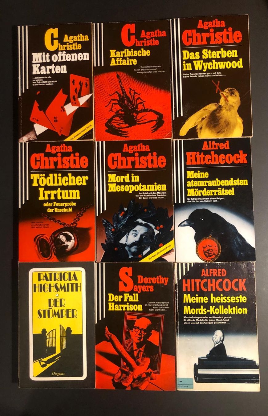 9 x Krimis! Christie, Highsmith, Hitchcock, Sayers (Gebraucht) in Arbaz ...