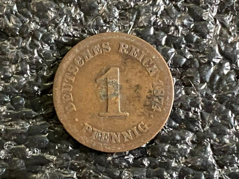DE 1 Pfennig Deutsches Reich 1874 | Kaufen auf Ricardo