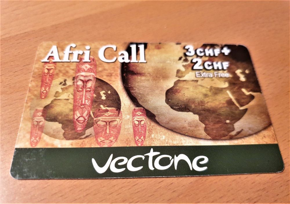 PREPAID - SCHWEIZ - AFRI CALL 3+2 CHF (Gebraucht) in für CHF 1 – mit ...