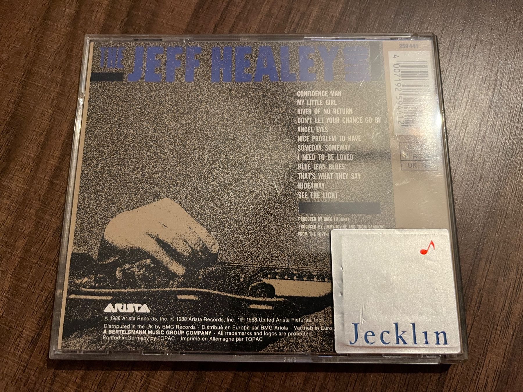 Jeff Healey Band - See The Light CD 💿 (Gebraucht) in Sierre für CHF 3. ...