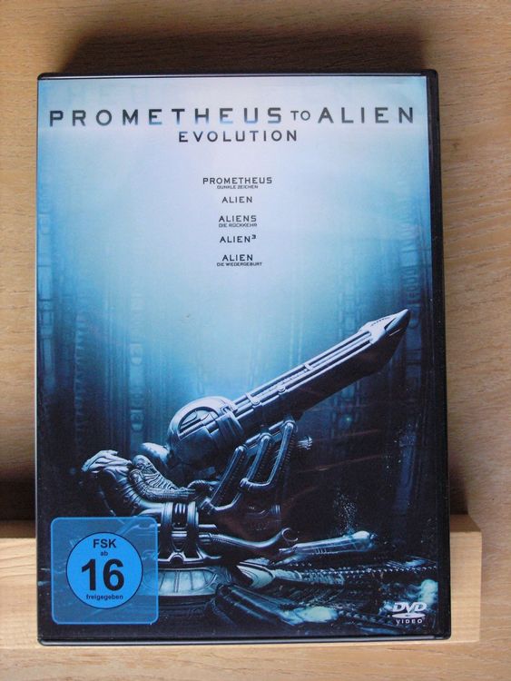 Prometheus to Alien - Evolution - 1-4 (5 Dvd's) vergriffen (Gebraucht ...