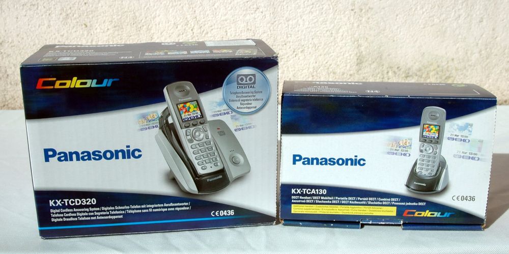 Telefon kabellos Panasonic KX-TCD320 + KX-TCA130 (Set) | Kaufen auf Ricardo