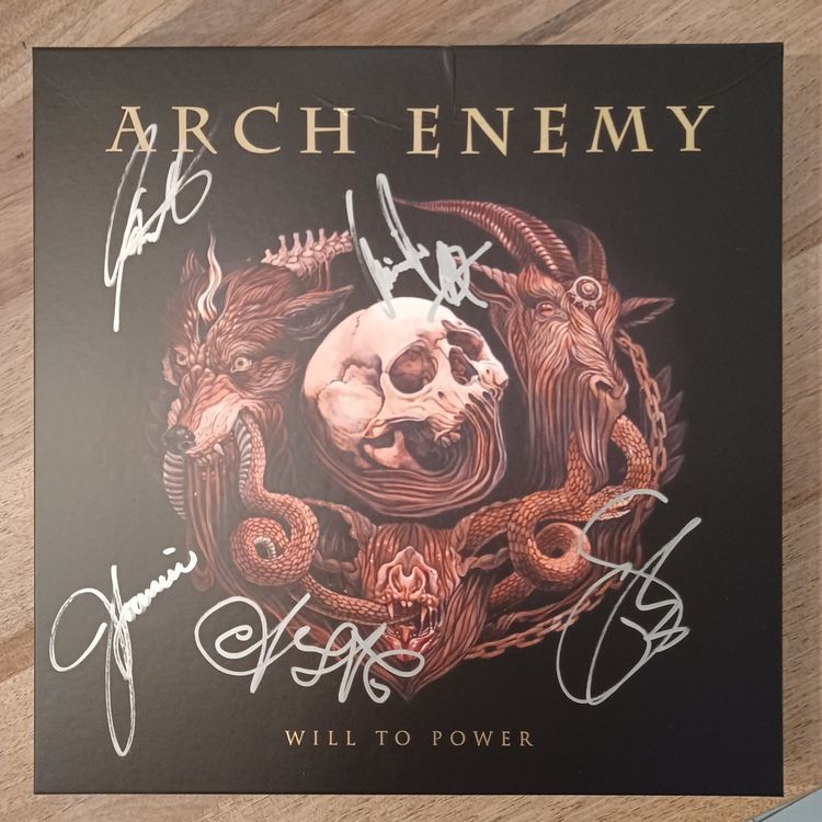 ARCH ENEMY - Will to Power Ltd. Box Set komplett signiert (Neu (gemäss ...