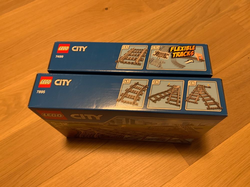 Lego City Eisenbahn Schienen 7499 und Weichen 7895 | Kaufen auf Ricardo