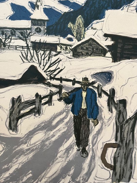 Fred Stauffer (1892-1980) Lithographie Handsigniert | Kaufen auf Ricardo