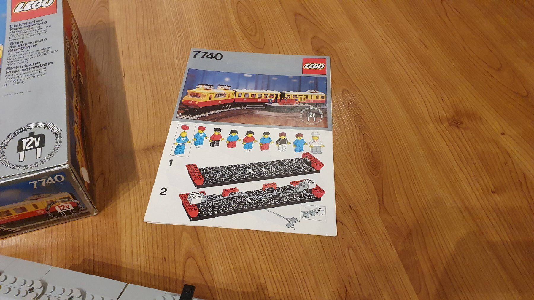 LEGO Eisenbahn 12V Volt 7740 Zug Wagen System 80er OVP (Gebraucht) in ...