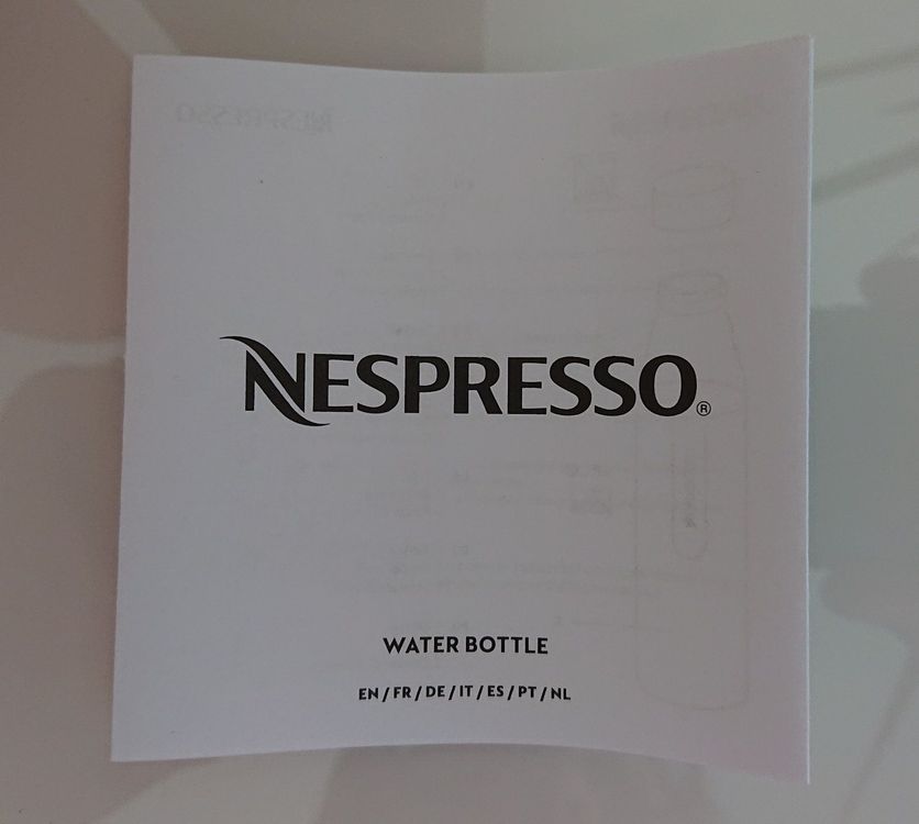 Nespresso Wasserflasche, 0.5 l, orange - NEU (Neu und originalverpackt ...