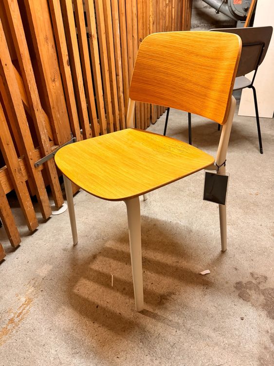 "Max Design" Appia Holzstuhl mit Alu Beinen (Neu (gemäss Beschreibung ...