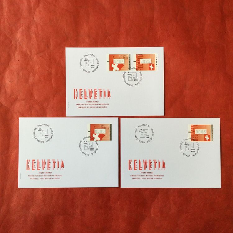 Automatenmarken 2005 FDC Schweizer Flaggen ATM 19 20 | Kaufen auf Ricardo