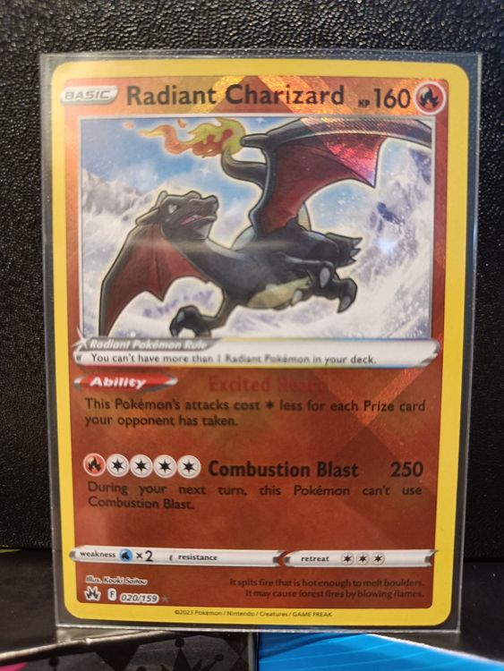 Radiant Charizard Crown Zenith (Gebraucht) in Büsserach für CHF 19 ...