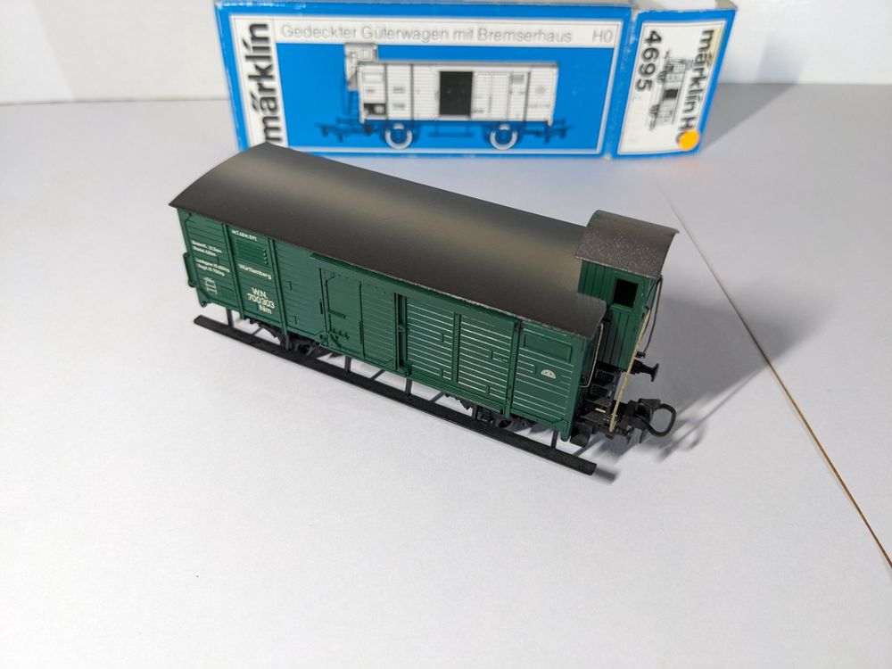 Märklin 4679 Gedeckter Güterwagen mit Bremserhaus (Gebraucht) in Gland ...