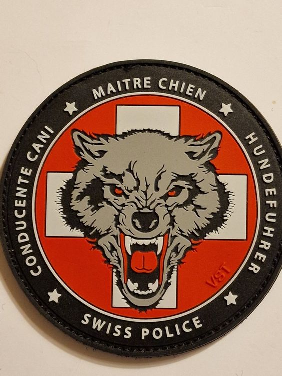 Polizei Swiss Police Maître chien Hundführer PVC Klett | Kaufen auf Ricardo