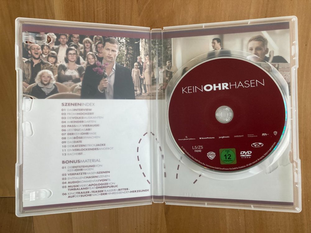 DVD: KEIN OHR HASEN MT TIL SCHWEIGER UND NORA TSCHIRNER (Gebraucht) in Subingen für CHF 1 – mit ...
