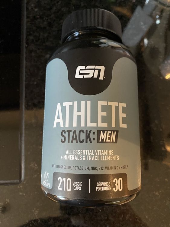 ESN Athlete Stack: Men - Vitamine & Mineralien - Geöffnet (Gebraucht ...