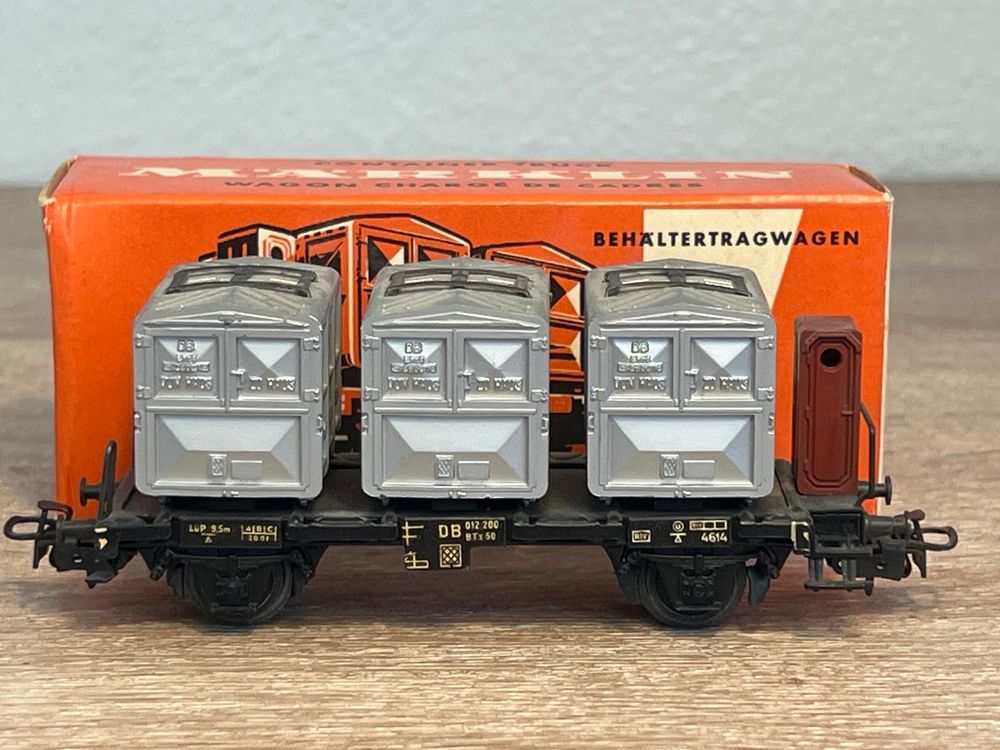 Märklin 4614 Behältertragwagen DB H0 (1) | Kaufen auf Ricardo