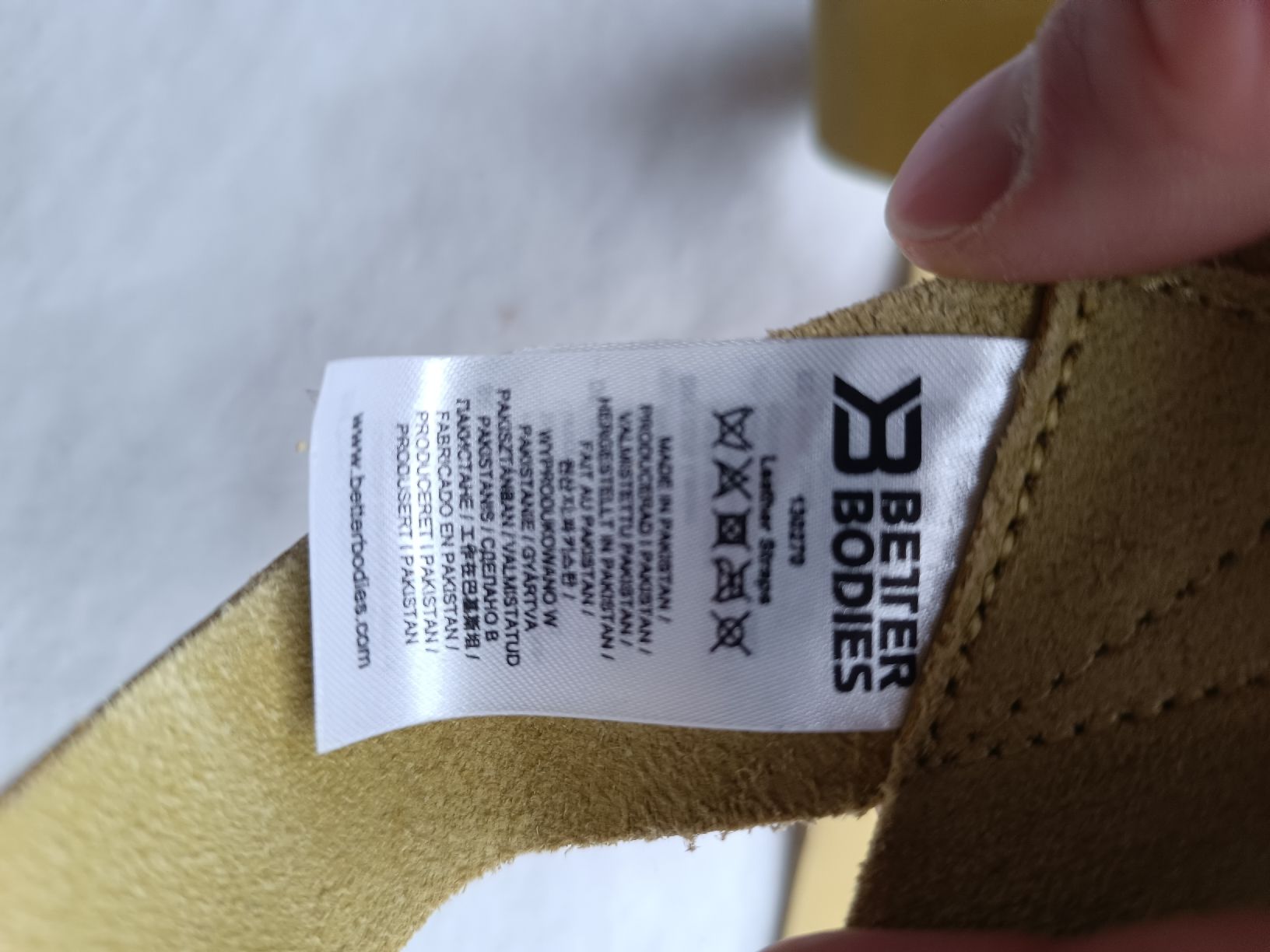 Better Bodies Handgelenksbandagen Leder Top Zustand! Neu (Neu (gemäss ...