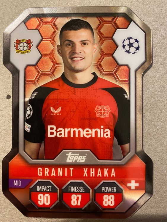 Topps Match Attax 24/25 Chrome Shield Xhaka SH9 | Kaufen auf Ricardo