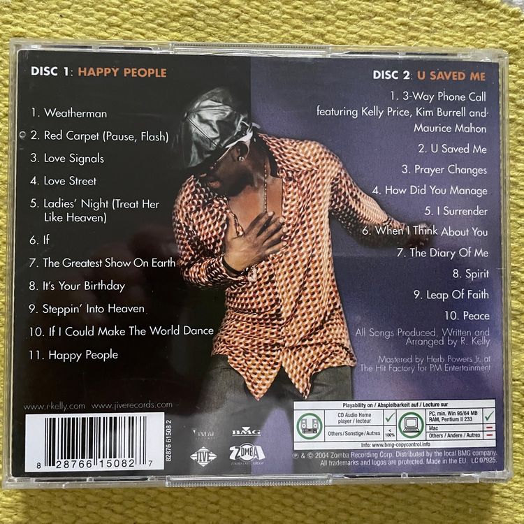 R.KELLY-2CD HAPPY PEOPLE/U SAVED ME (Gebraucht) in Rorschacherberg für ...
