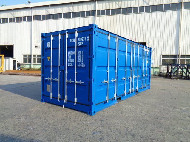 20DV Side Door Seecontainer Lagercontainer Neu eine Seereise | Kaufen ...