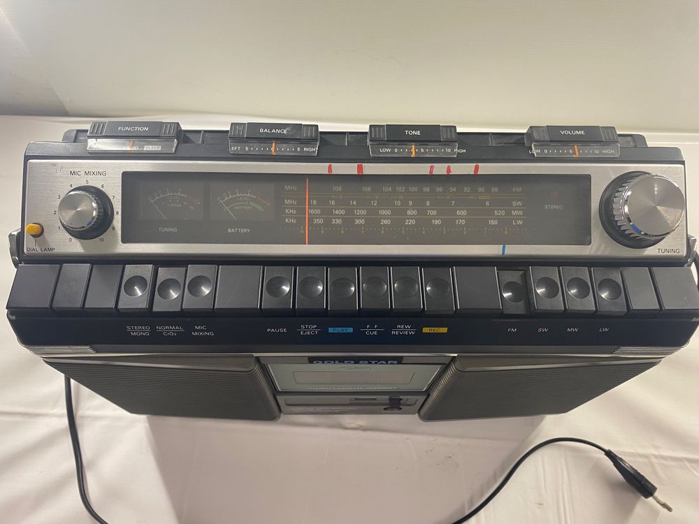 Gold Star Stereo Cassette Recorder Mod.Nr. TSR-540 (Gebraucht) in ...