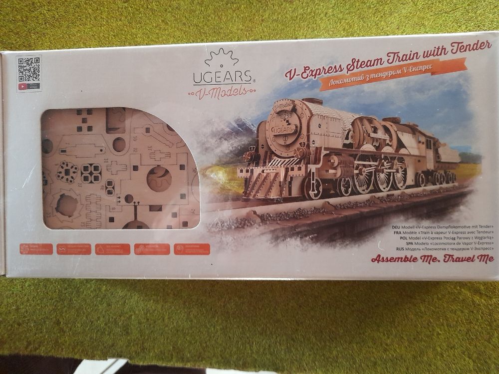 Ugears V-Express Dampflok Holzmodell Bausatz Neu (Neu und originalverpackt) in Hinwil für CHF 35 ...