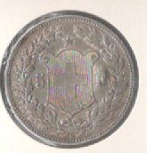 5 Franken 1891, Silber, ss mit Eintruck (Gebraucht) in Bonstetten für CHF 113 – mit Lieferung ...