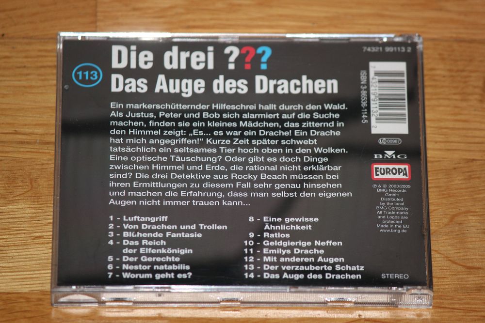 Die drei Fragezeichen - Das Auge des Drachens - Folge 113 (Neu (gemäss ...