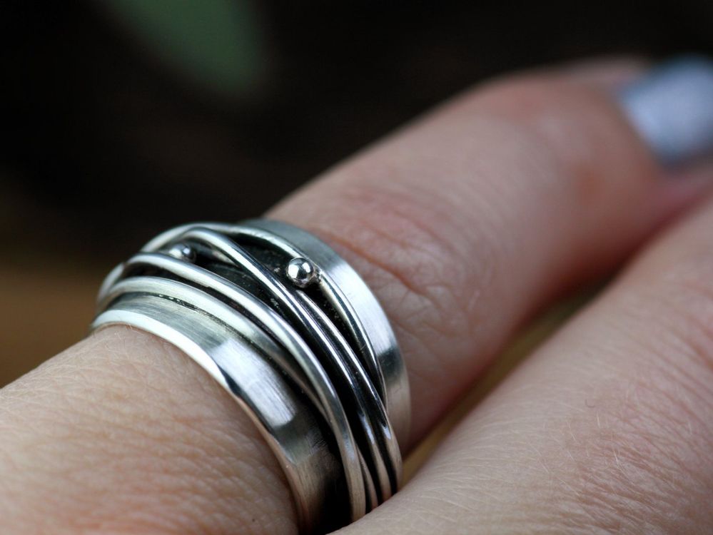 INFINITUS NEXUS Ring in Silber 925 · Grösse EU 51 (Neu und ...