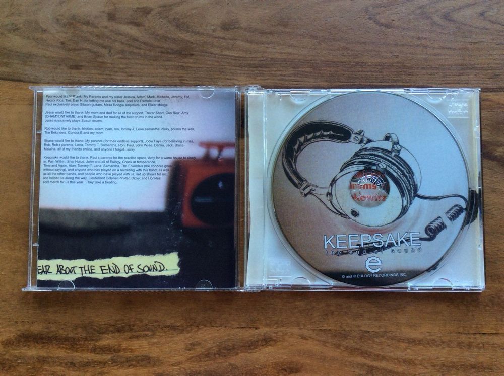 CD Keepsake – The End Of Sound (Emo, Post-Hardcore) (Gebraucht) in ...
