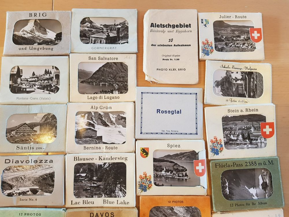 28 Sammlungen von Mini-Ansichtskarten Schweiz (Neu (gemäss Beschreibung)) in Münchwilen TG für ...