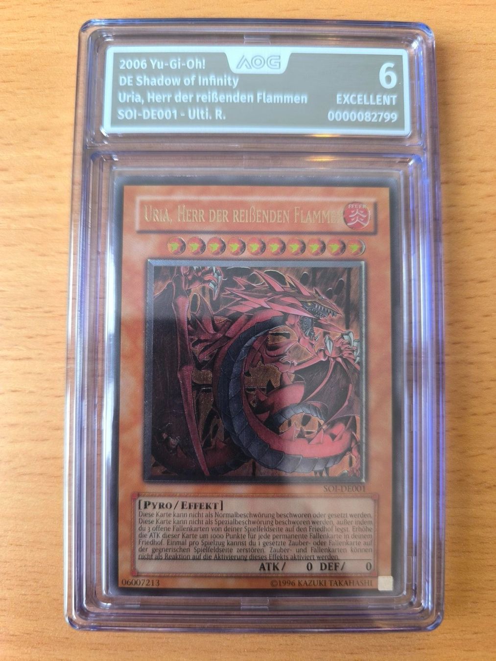 Yugioh Uria, Herr der reissenden Flammen - Ulti. R. - AOG 6! (Gebraucht ...