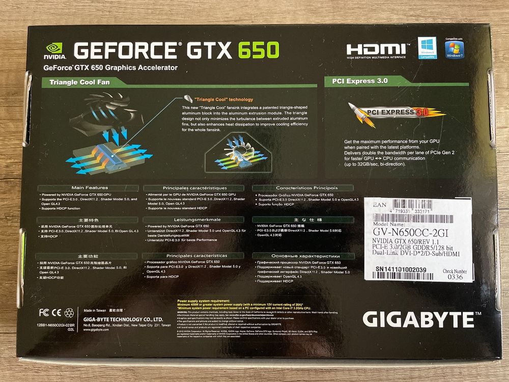 Gigabyte GeForce® GTX 650 | Kaufen auf Ricardo