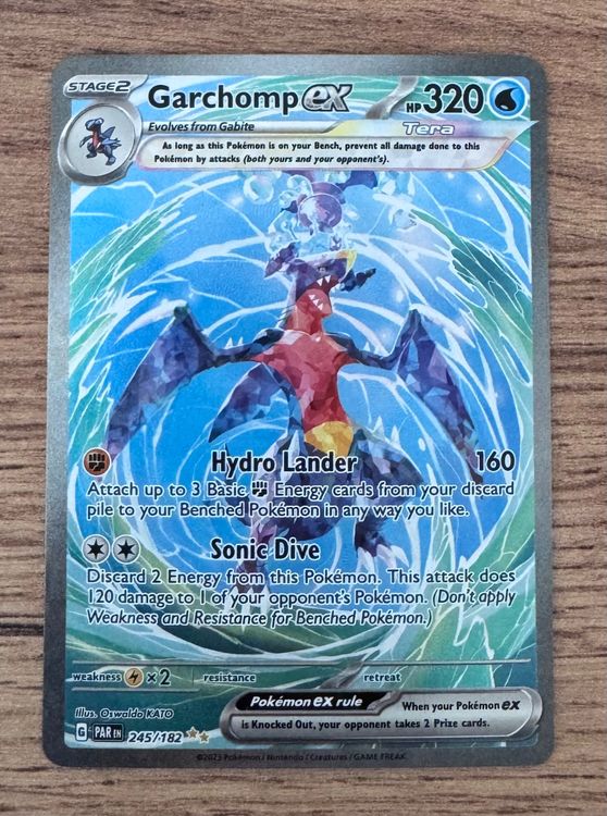 Garchomp ex SIR Special Illustration Rare Pokemon PAR 245 | Kaufen auf ...