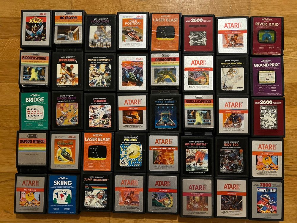 40 x Atari Spiele (Defekt) in Zürich für CHF 87 – mit Lieferung auf ...