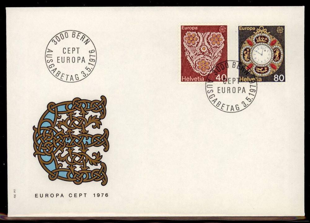 1976, FDC, Europa (576–577) (Gebraucht) in Willisau für CHF 0.8 – mit Lieferung auf Ricardo kaufen