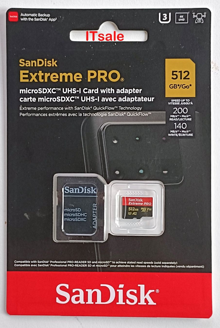 SanDisk MicroSD 512GB Extreme PRO mit SD-Adapter *portofrei* (Neu und ...