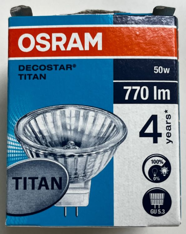 Osram 46870 DecoStar Titan 51 50W 12V GU5.3 VWFL 60D (Neu und ...