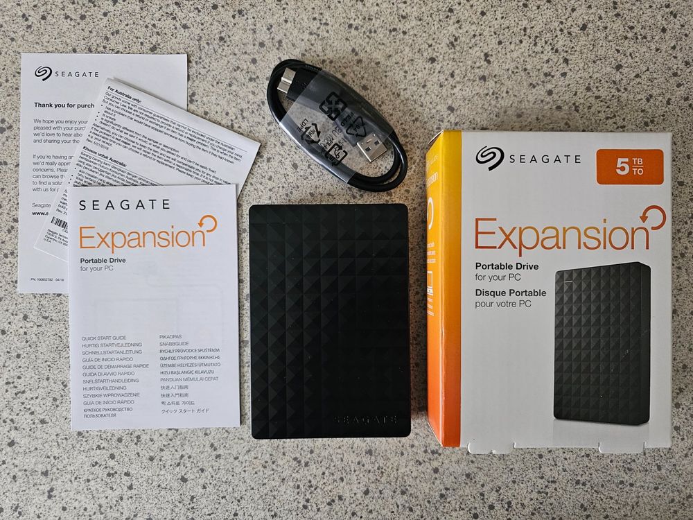 Externe 2,5“ Harddisk 5 Terabyte USB 3 - Seagate Expansion (Gebraucht ...