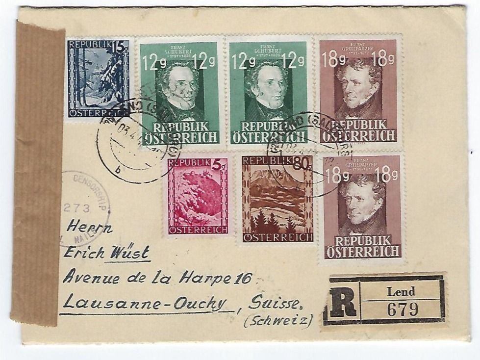 Österreich, Schubert, Grillparzer 1947 (Gebraucht) in Hinteregg für CHF 5 – mit Lieferung auf ...